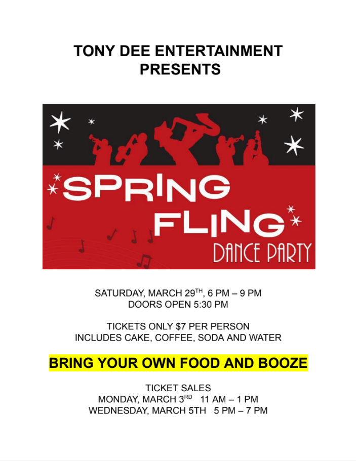 Spring Fling Dance – The Village of Buckingham Springs